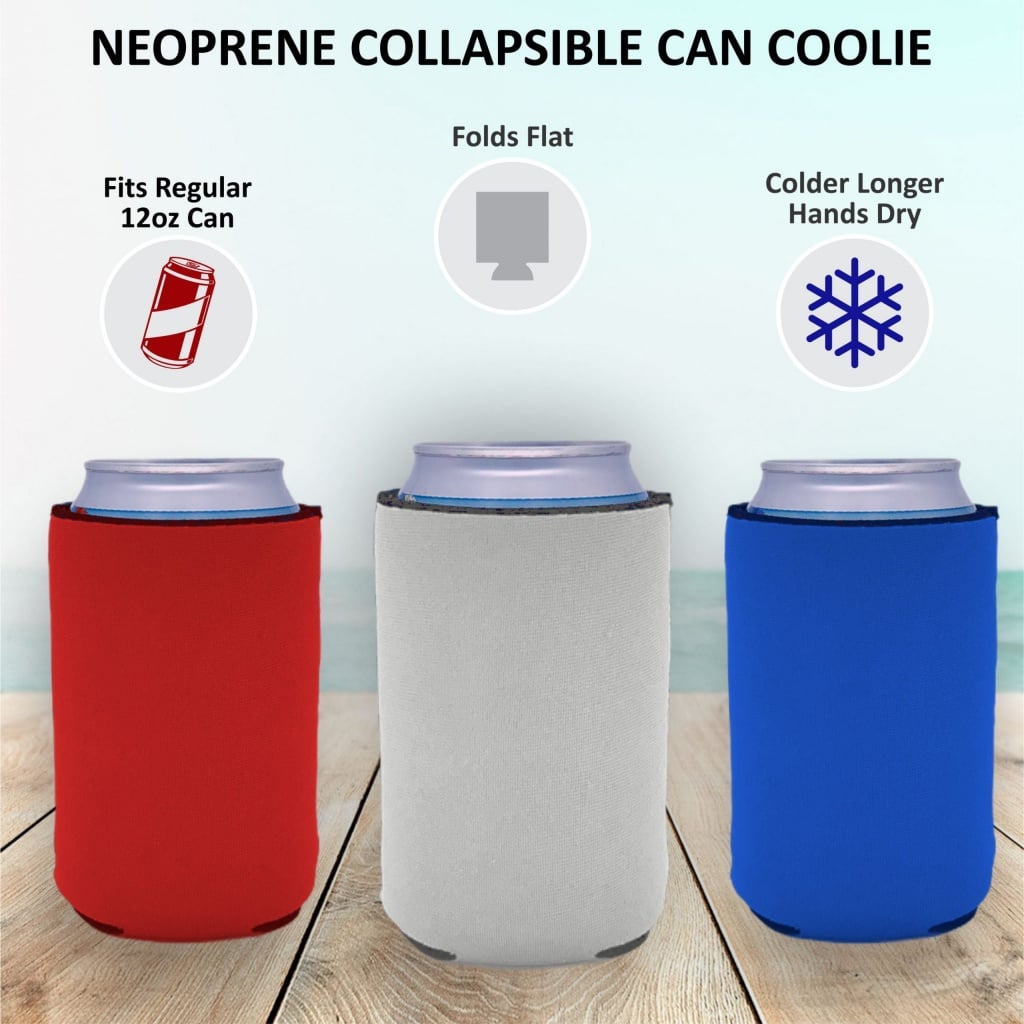 Blank Neoprene Collapsible Can Coolie – Wholesale Coolies