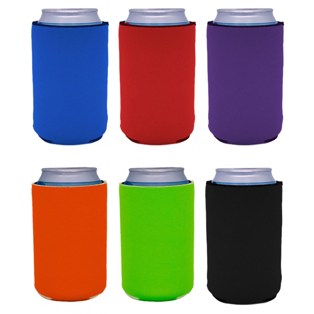 Blank Neoprene Collapsible Can Coolie Variety Color Packs – Wholesale ...