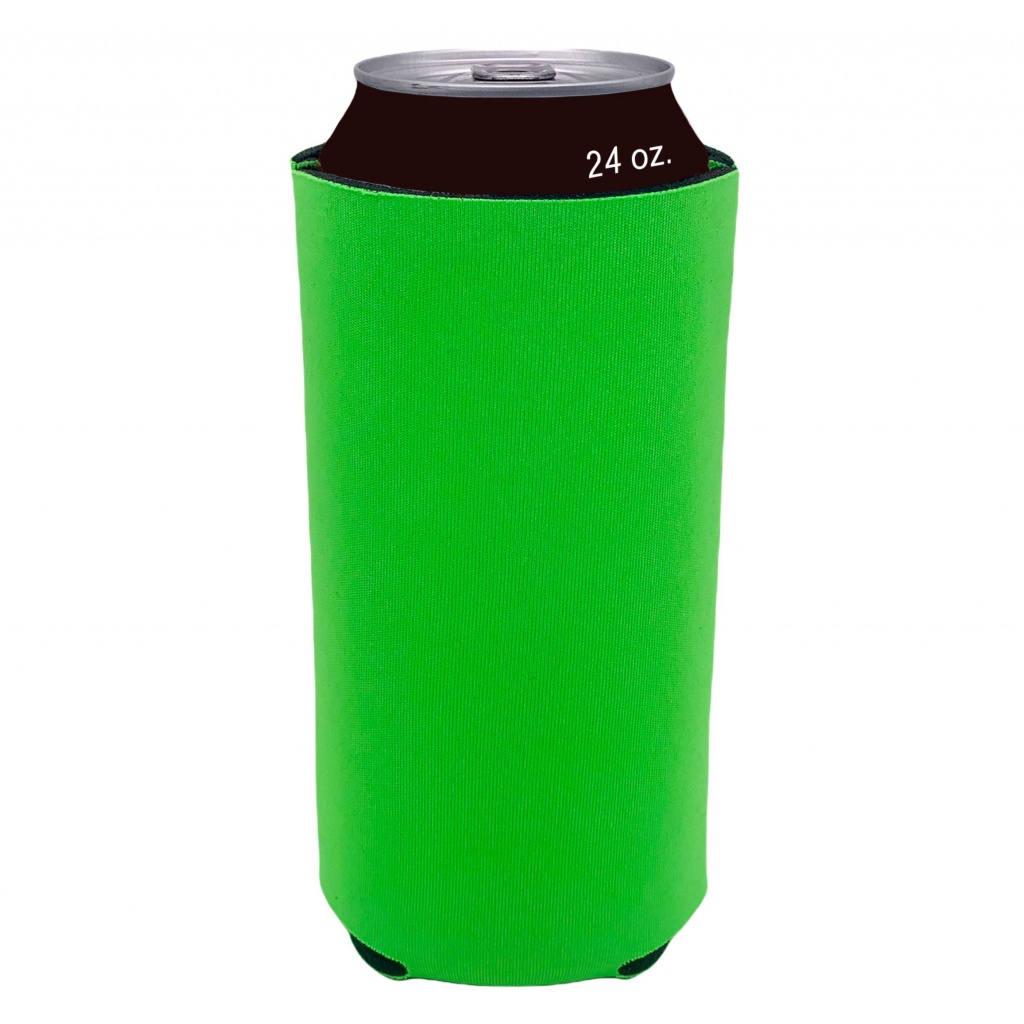 Blank Foam Collapsible 24 oz. Can Coolie – Made in USA – Wholesale Coolies
