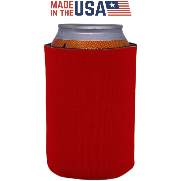 Blank Foam Collapsible Can Coolie – Made in USA – Wholesale Coolies